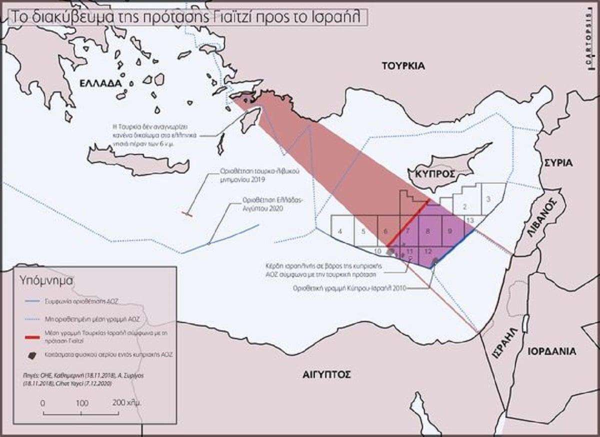 ΑΟΖ Τουρκίας με Ισραήλ προτείνει ο εμπνευστής της "Γαλάζιας Πατρίδας ...